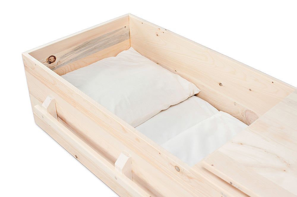 Simple Pine Box Casket – Northwoods Casket Company