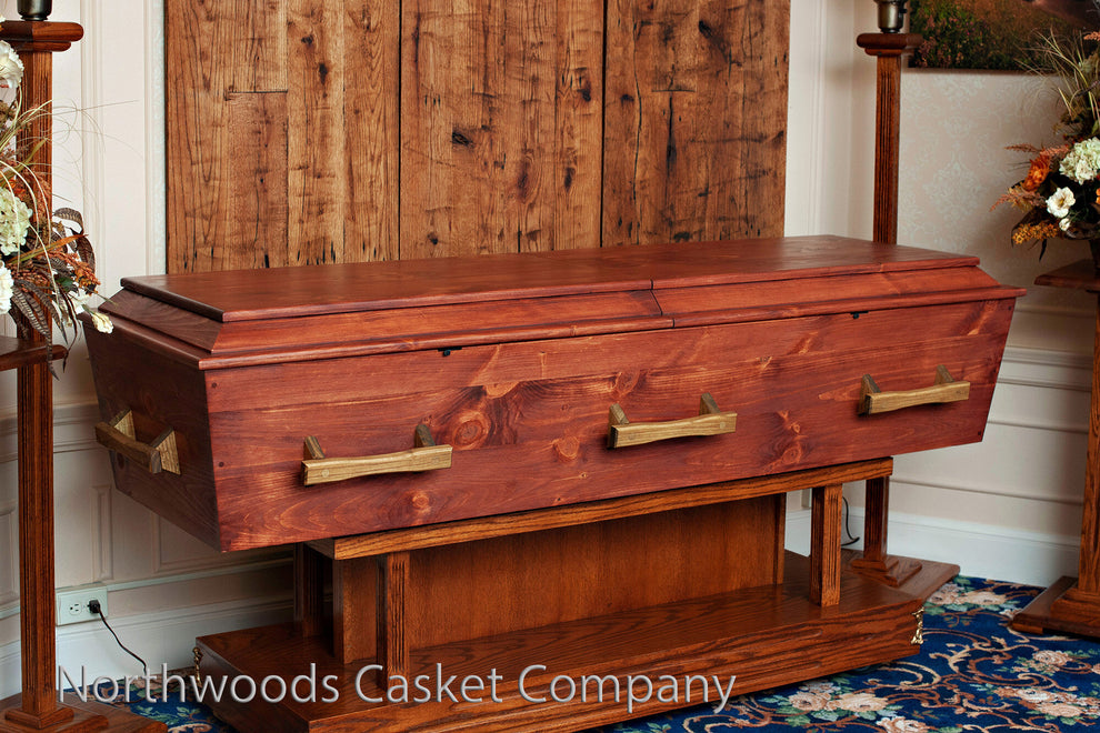 Old World Pine Casket in Copper Canyon – Northwoods Casket Company