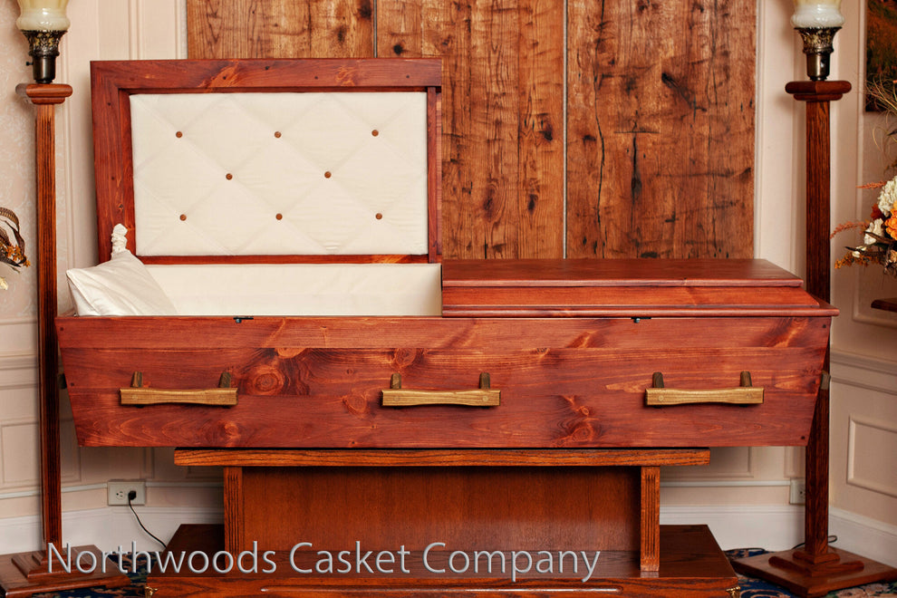 Old World Pine Casket in Copper Canyon – Northwoods Casket Company