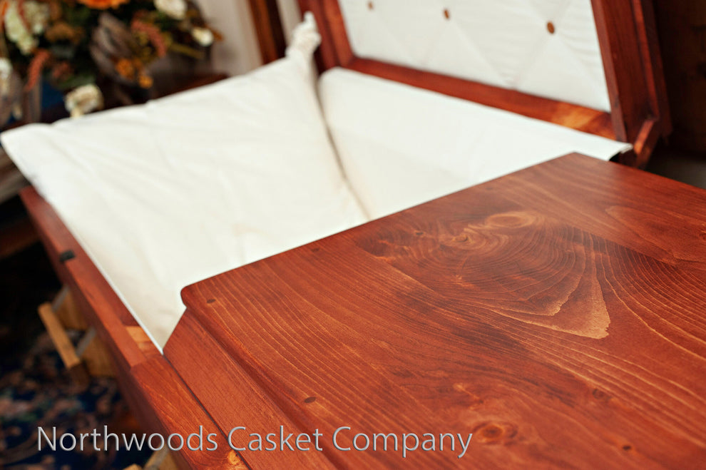 Old World Pine Casket in Copper Canyon – Northwoods Casket Company