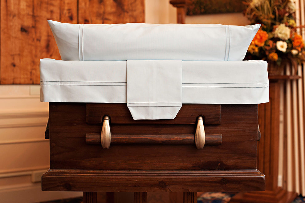 Priest Casket in Tavern Brown – Northwoods Casket Company