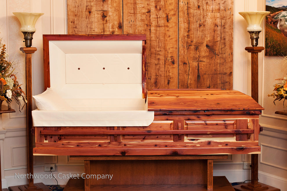Craftsman Cedar Casket – Northwoods Casket Company