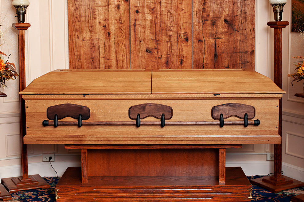 Quartersawn White Oak Casket – Northwoods Casket Company