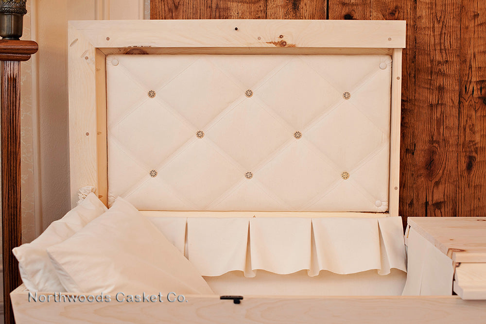 Old World Pine Casket in Plain – Northwoods Casket Company