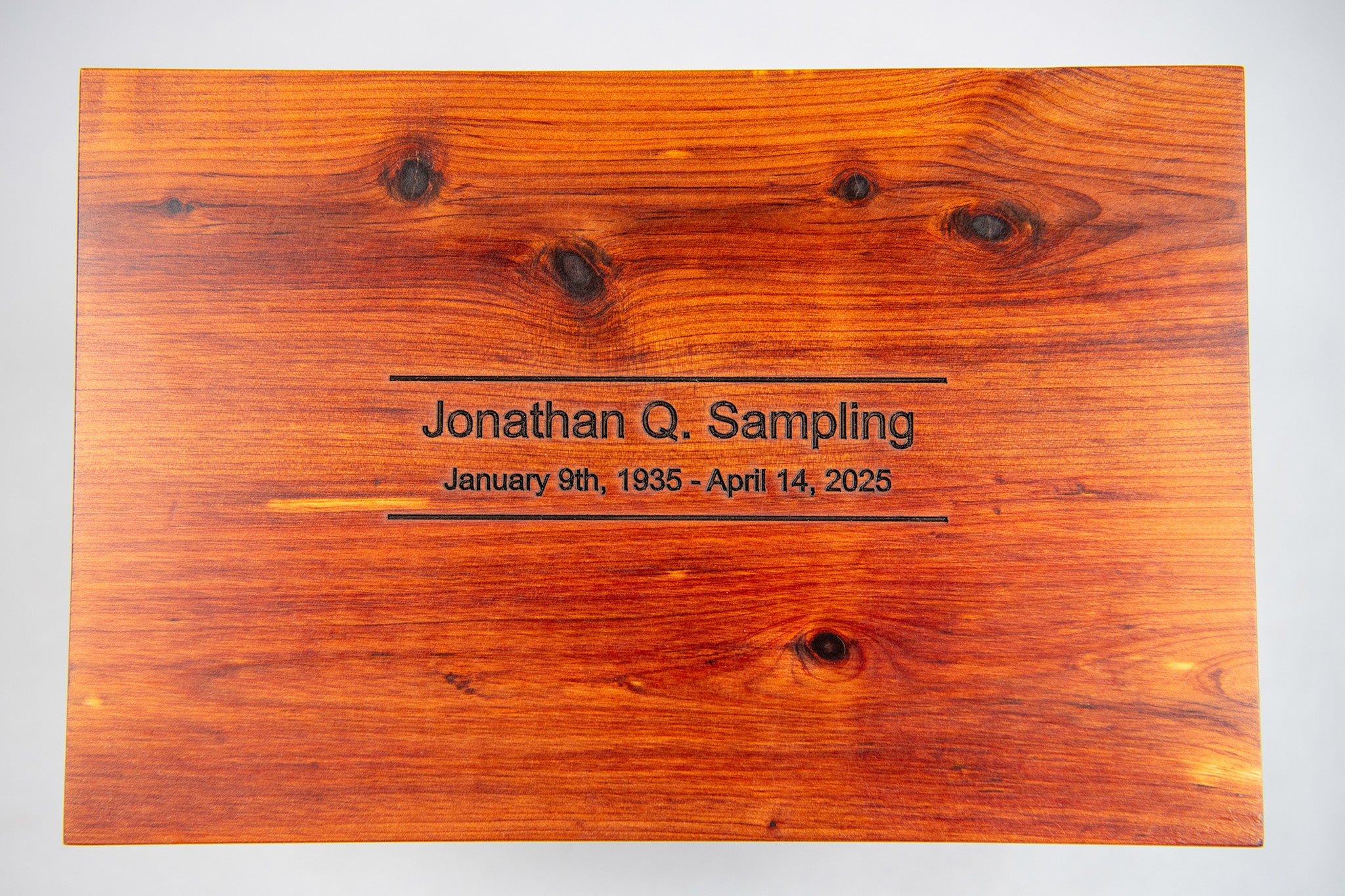 Personalized Urn Engraving – Northwoods Casket Company